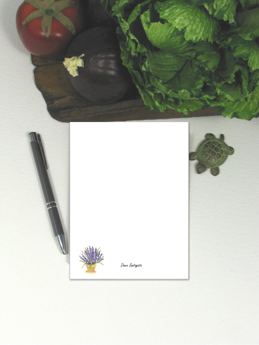 Lavender Notepad, Personalized Notepads, Custom Notepad, Custom Notes ...