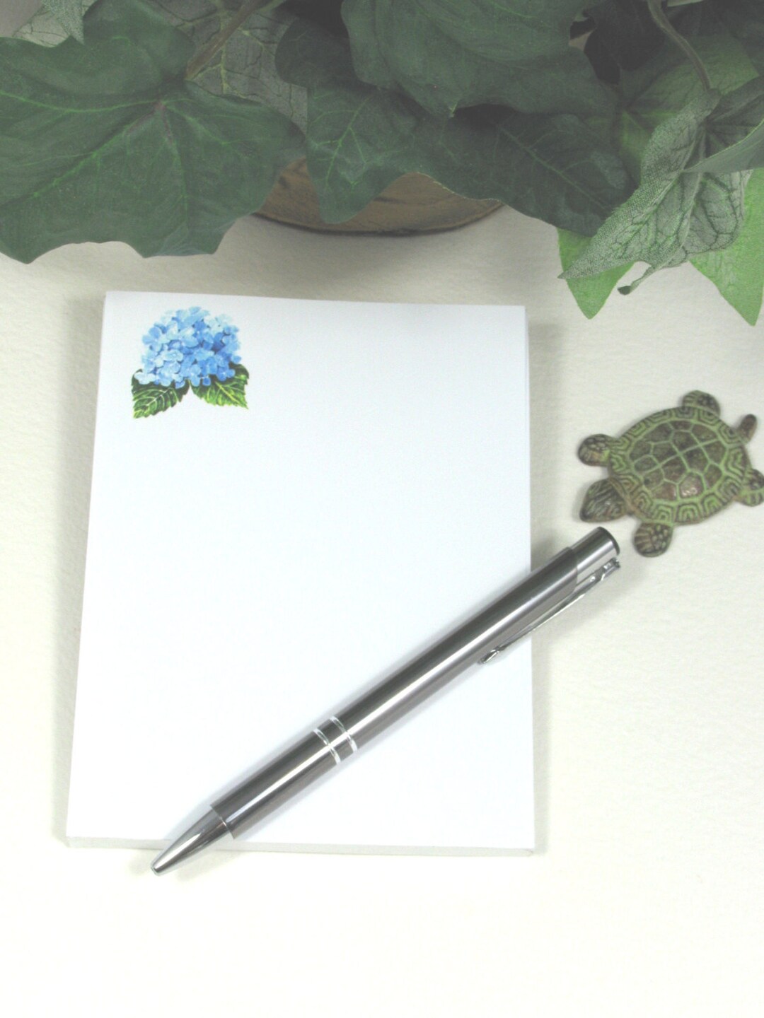Hydrangea Notepad, Hydrangea, Notepad, Stationery, Personalized Notepad, Custom Notepads ...