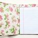 Notebook, Book Notebook, Pink Floral Notebook, Friends Gift, Stationery ...