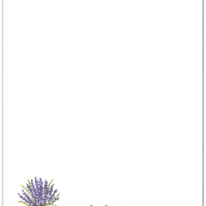 Lavender Notepad, Personalized Notepads, Custom Notepad, Custom Notes ...