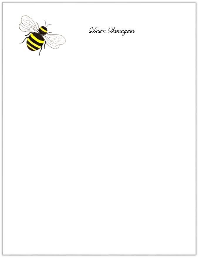 Bumblebee Custom Notepad, Bee, Personalized Notepad, Bumble Bee ...