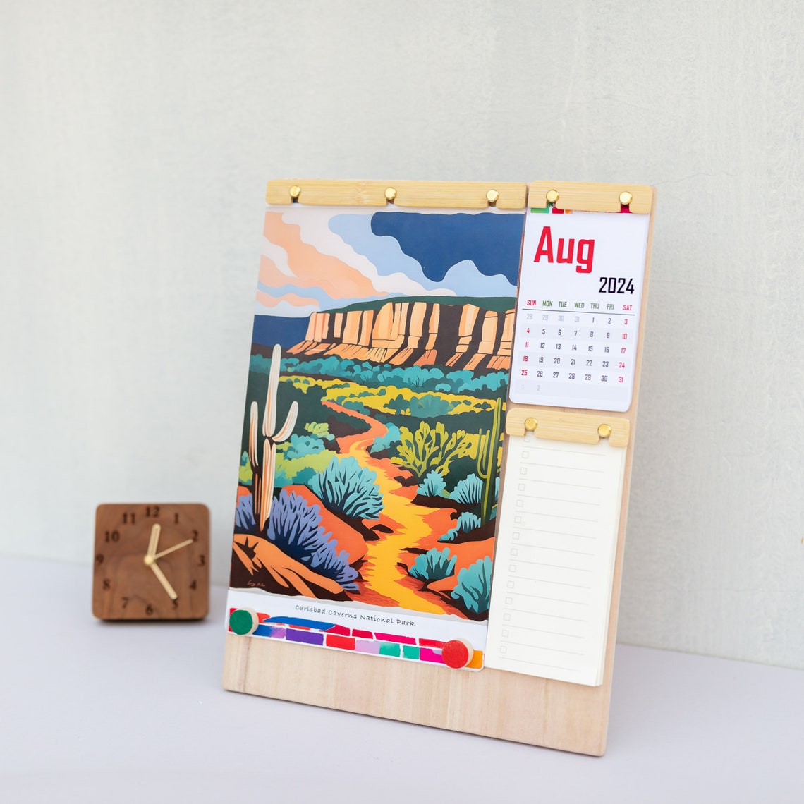 Handcrafted Wall Calendar & Desk Calendar, Giclee Printed US National ...