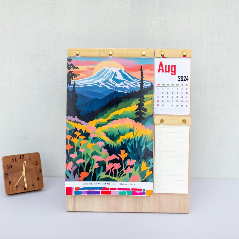 Handcrafted Wall Calendar & Desk Calendar, Giclee Printed US National ...