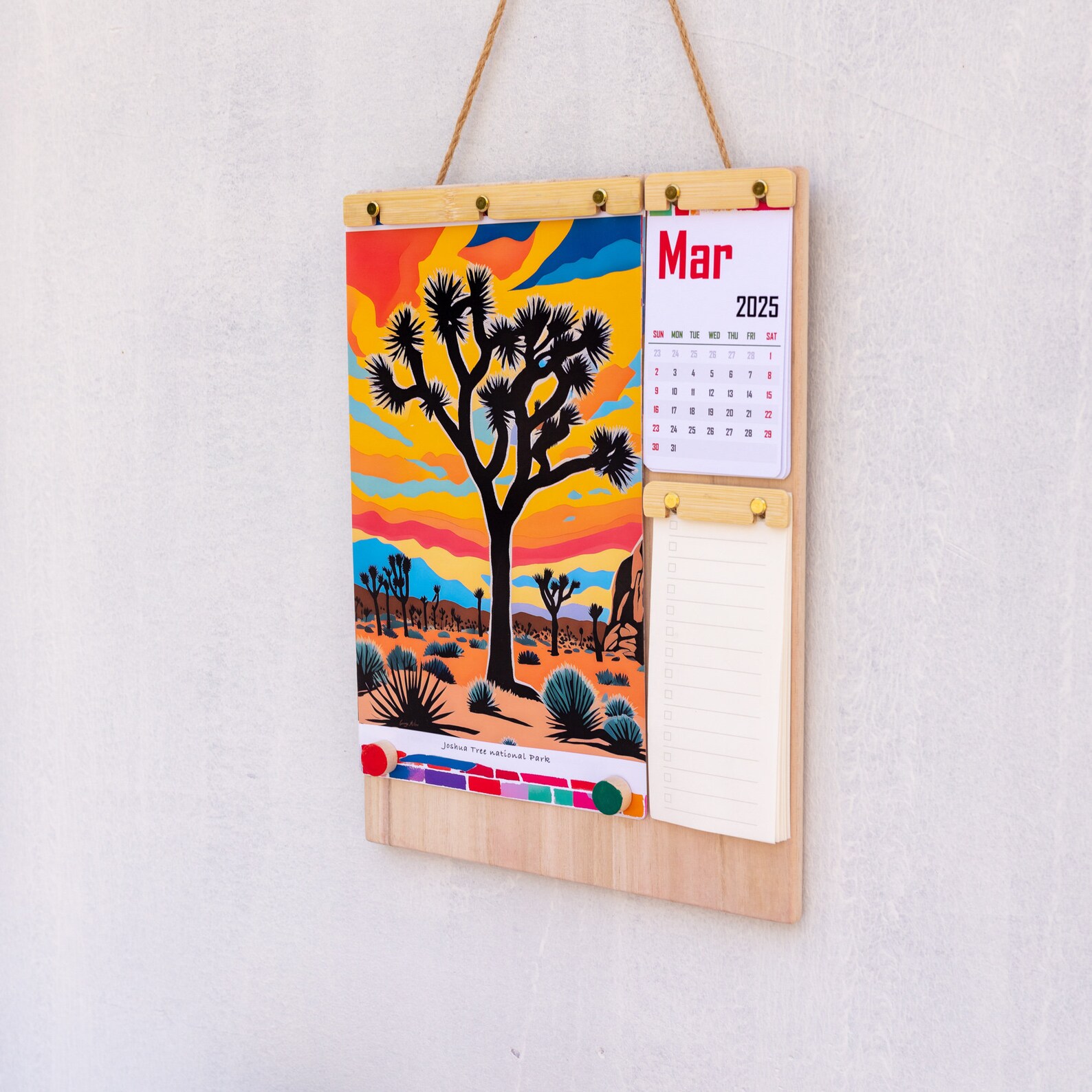 Handcrafted Wall Calendar & Desk Calendar, Giclee Printed US National ...