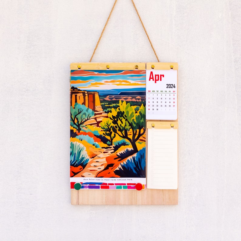 Handcrafted Wall Calendar & Desk Calendar, Giclee Printed US National ...