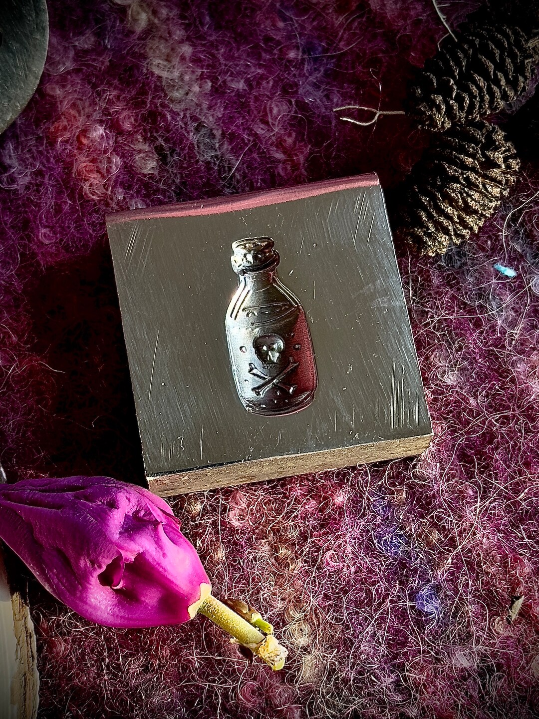 Poison Bottle, Potion, Victorian Poison Steel Impression Die - Etsy
