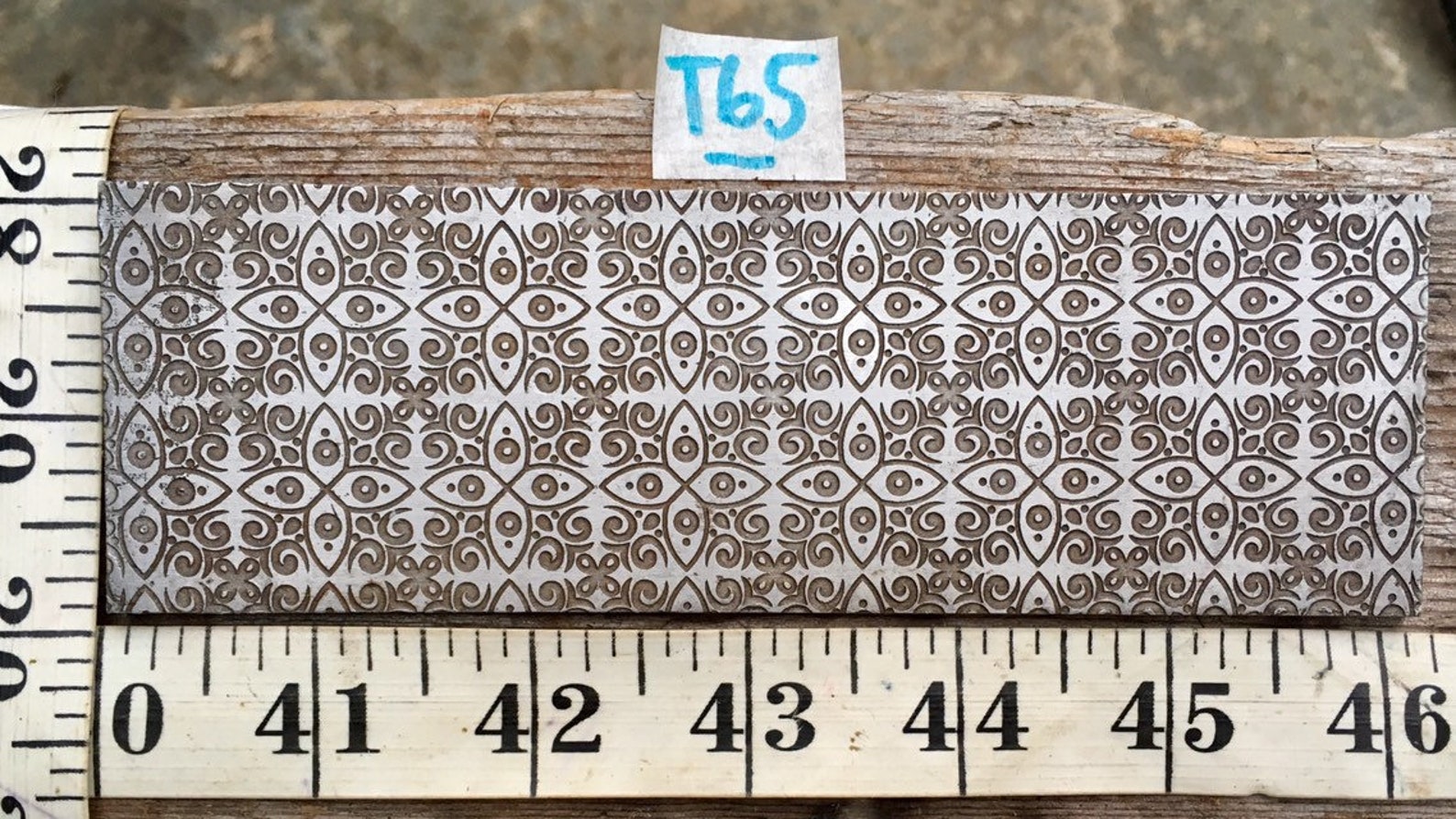 Texture plate rolling mill plate steel embossing tool 4mm | Etsy