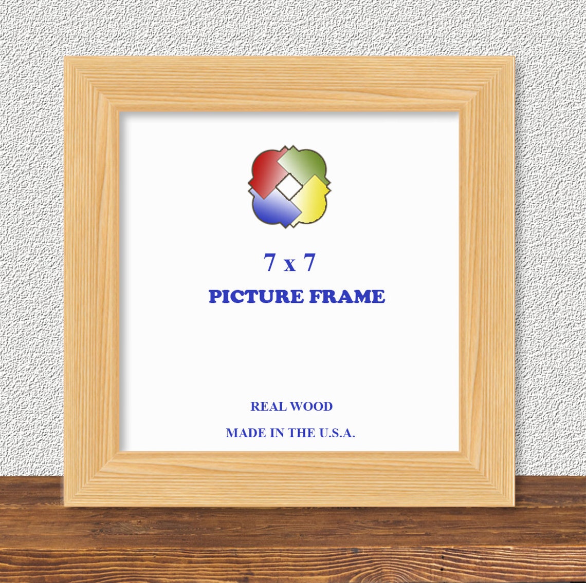7x7 Frame Picture Frame 7x7 Unfinished Wood Frame 7x7 Pine - Etsy