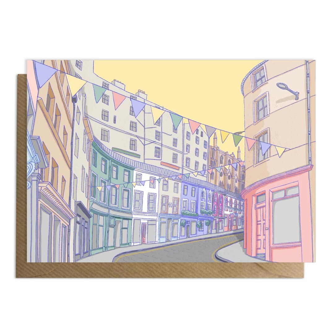 Victoria Street Edinburgh Card - Etsy