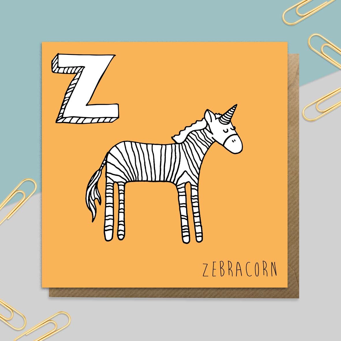 Letter Z Zebra Design