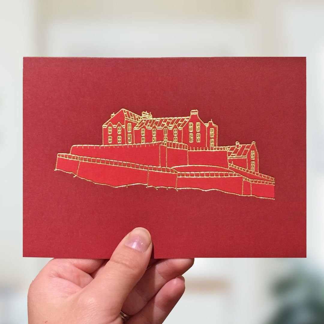 Edinburgh Castle Card - Edinburgh Card - Scottish Card - Card for Him ...