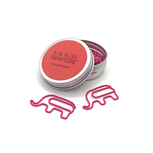 25 Count Paper Clips Cat Lover Gifts Cute Shaped Paper - Etsy