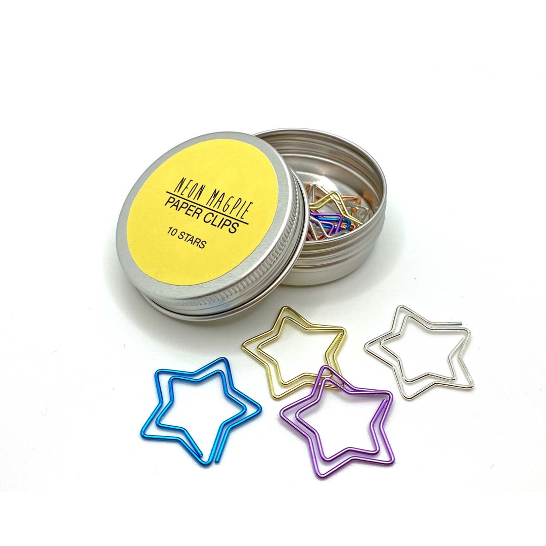 Star Paper Clips - Etsy UK