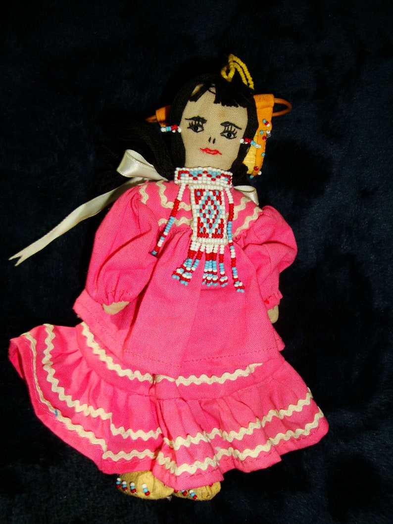 Vintage 1980 Handmade Authentic Apache Doll W/ Child in - Etsy Australia