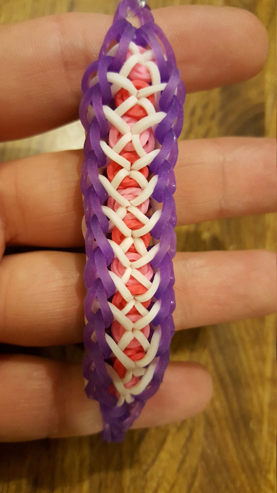 Confetti Criss Cross Rainbow Loom