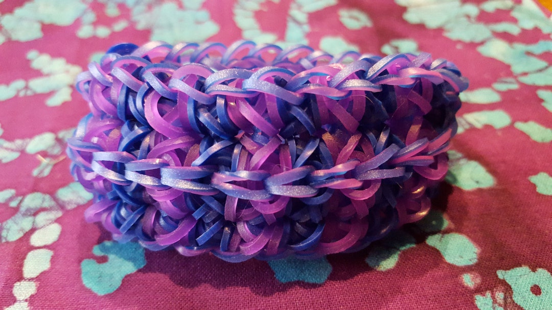 Rainbow Loom Double Totem Pole Stretchy Bracelet - Etsy