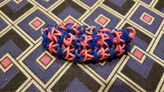 Rainbow Loom Double Rhombus