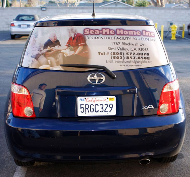 Custom Perforated Vinyl Window Graphics - Etsy