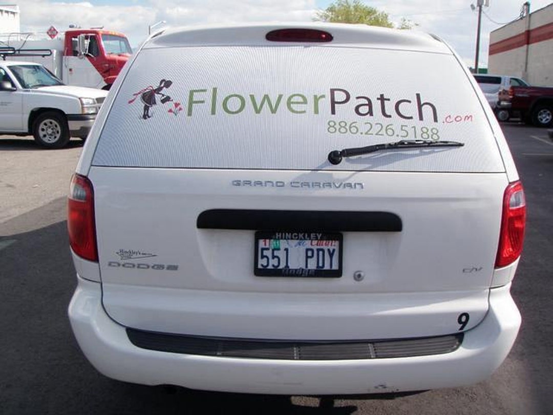 Custom Perforated Vinyl Window Graphics - Etsy