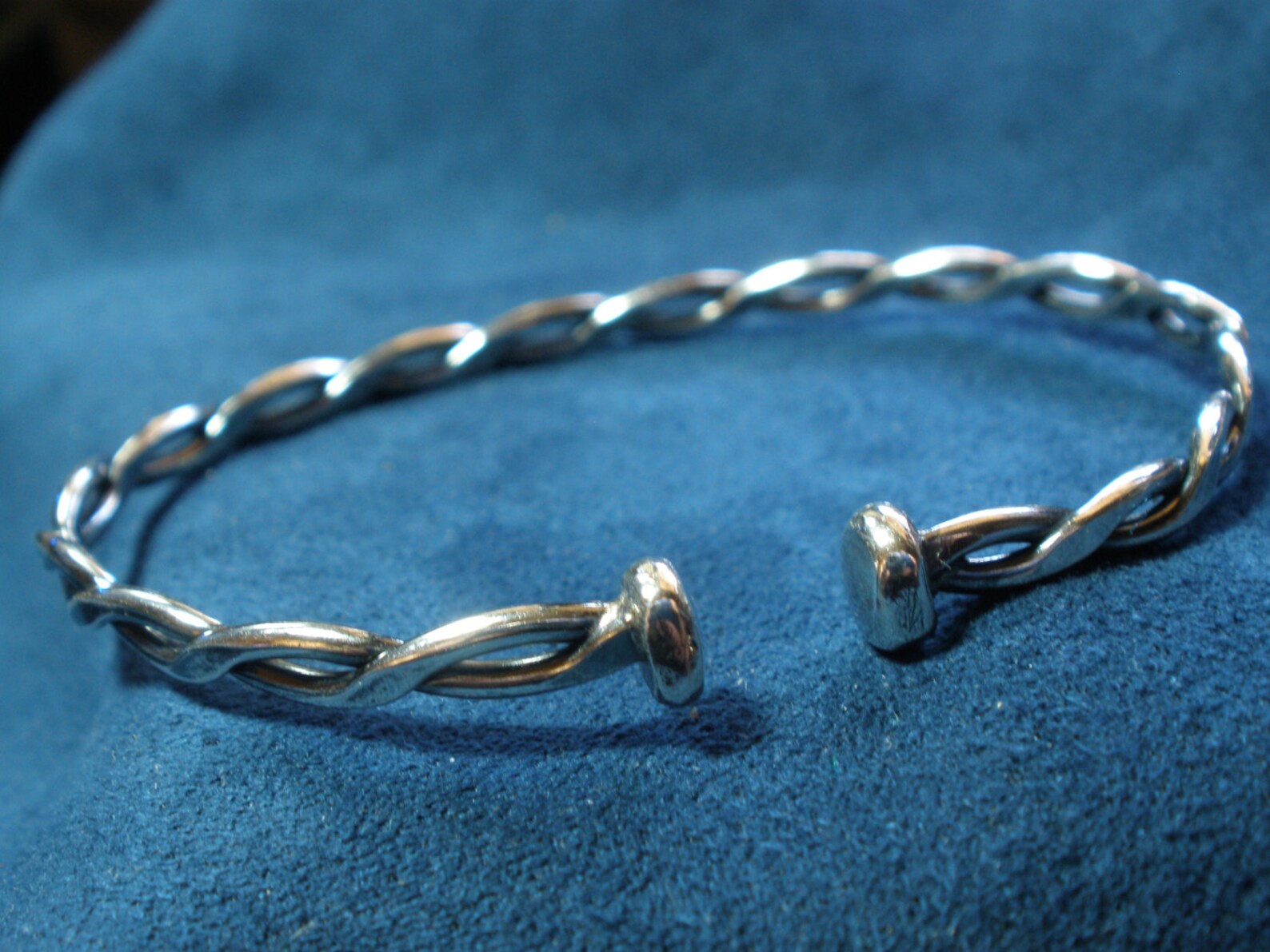 Sterling Silver Twisted 2-wire Bracelet - Etsy