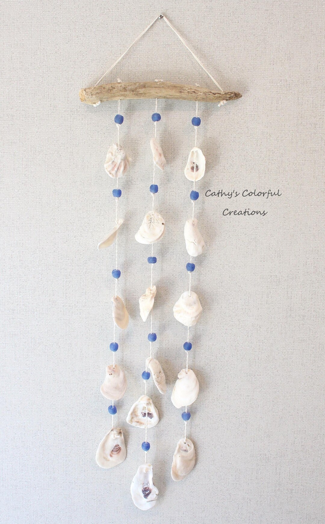 Wind Chime, Shell Wind Chime, Shell Chime, Driftwood Wind Chime, Driftwood Chime, Shell Decor ...