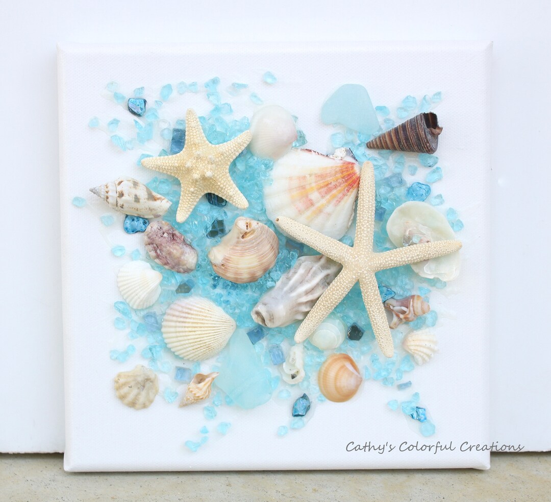 Beach Art, Beach Abstract, Shell Art, Shell Abstract, Abstract Art ...