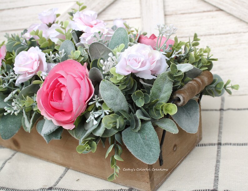 Centerpiece, Spring Centerpiece, Year Round, Table Decor, Spring Table ...