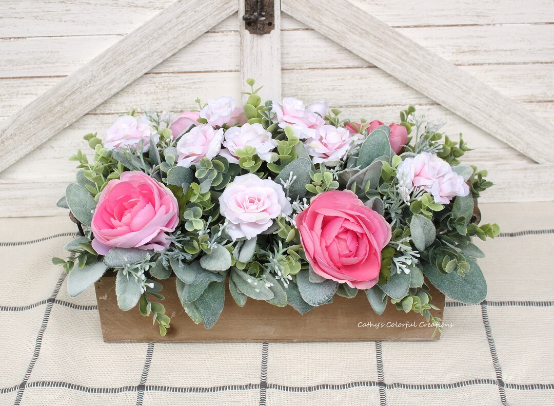 Centerpiece, Spring Centerpiece, Year Round, Table Decor, Spring Table ...