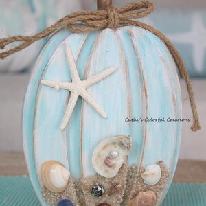 Pumpkins, Coastal Pumpkins, Beach Pumpkins, Coastal Fall Decor, Beach ...