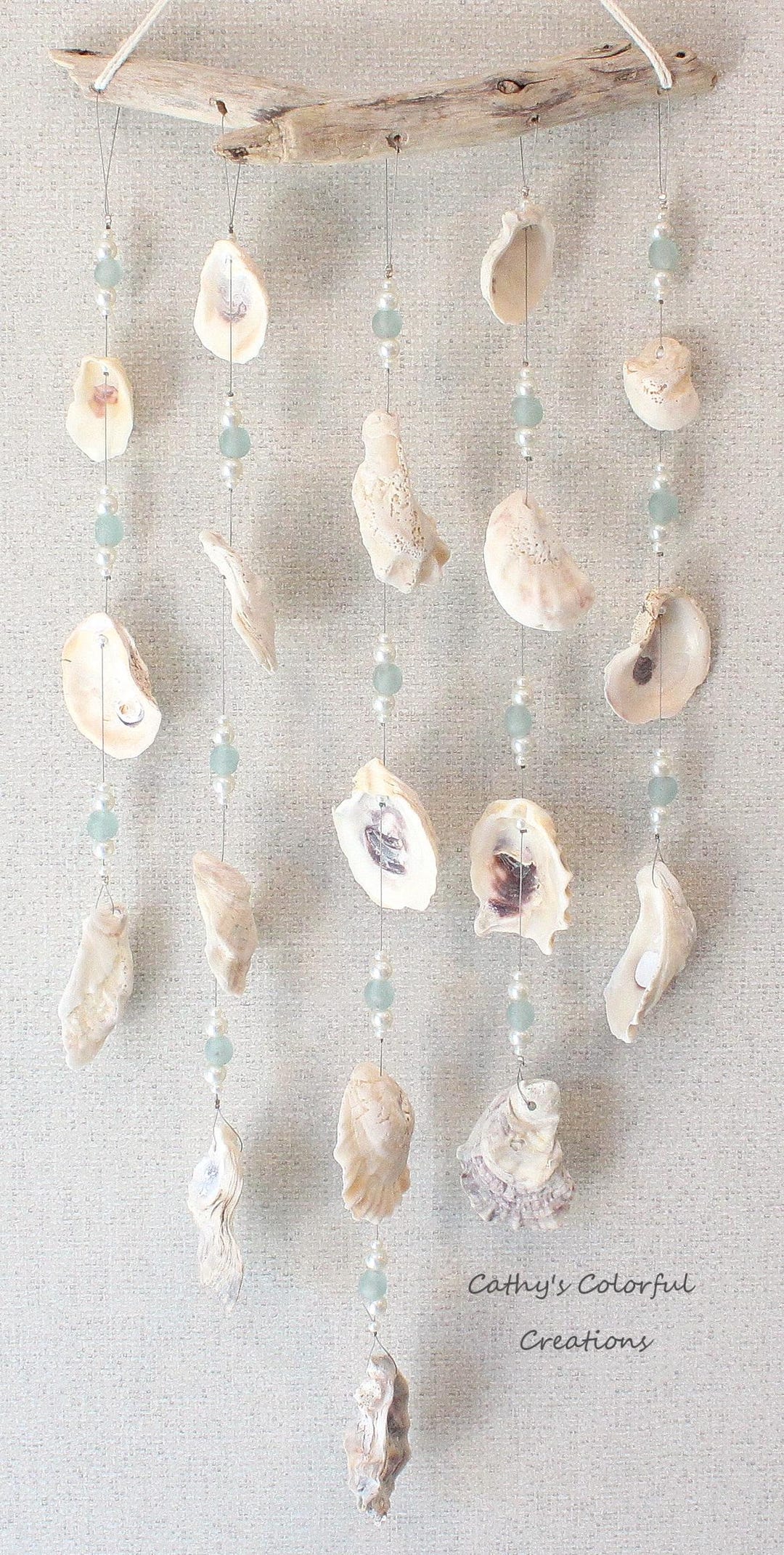 Wind Chime, Shell Wind Chime, Shell Chime, Driftwood Wind Chime ...