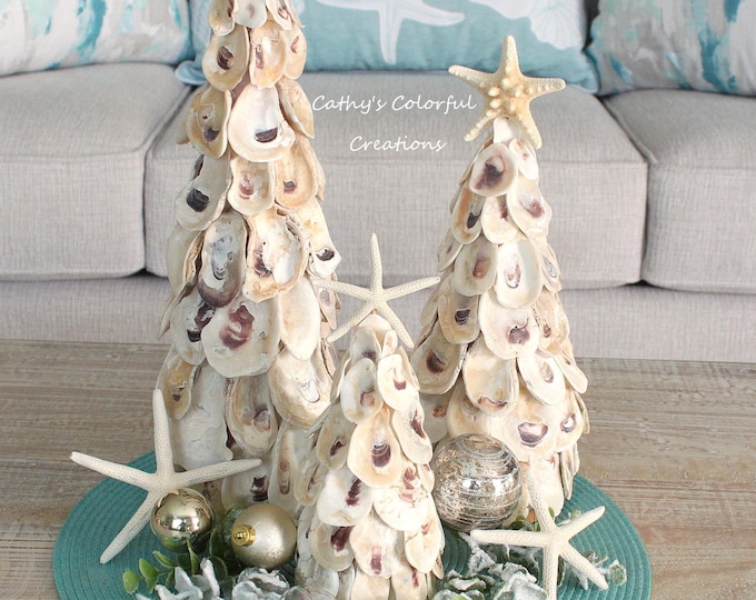 Oyster Tree, Shell Tree, Oyster Shell Tree, Christmas Tree, Christmas ...