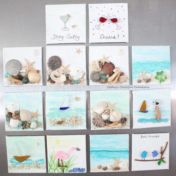 Sea Glass Magnets' - Etsy