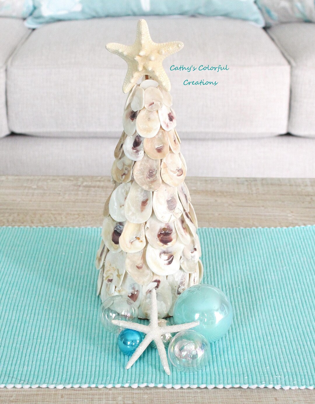 Oyster Tree, Shell Tree, Oyster Shell Tree, Christmas Tree, Christmas ...