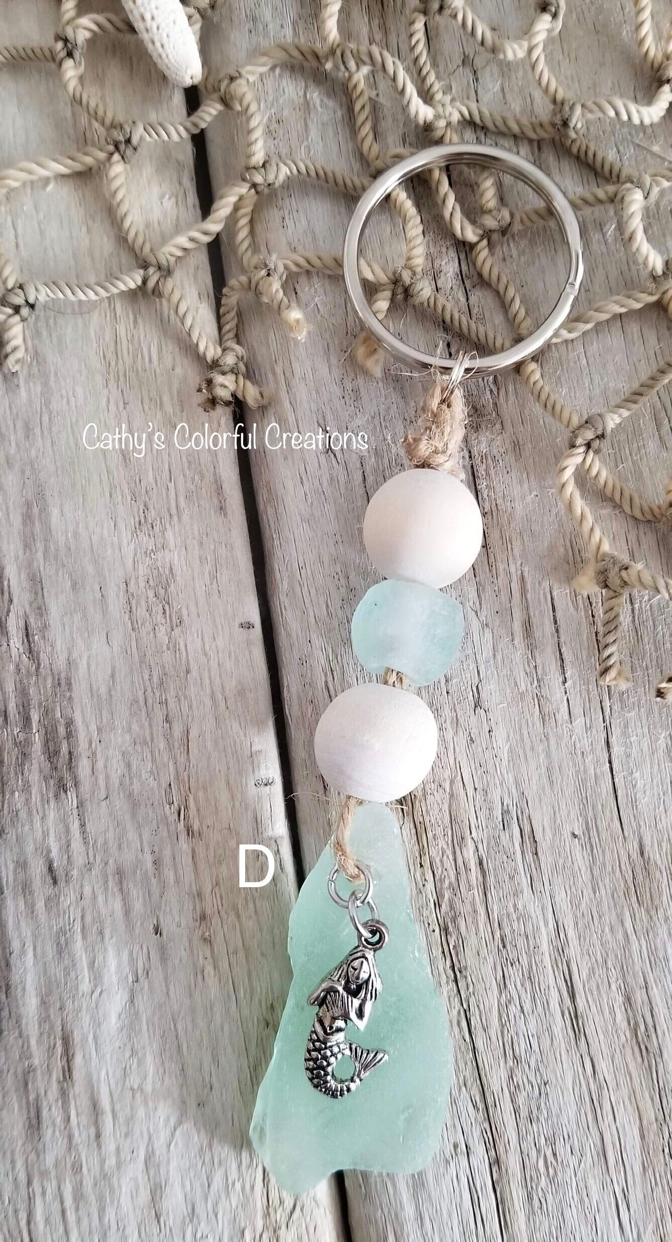 Key Chain Sea Glass Key Chain Coastal Key Chain Beach Key - Etsy