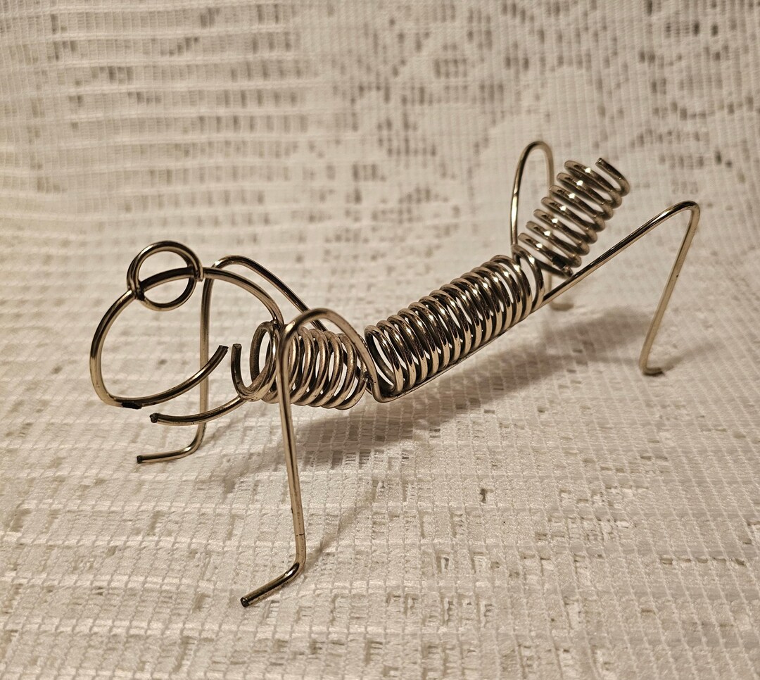 Vintage Spiral Bug Letter Holder - Etsy