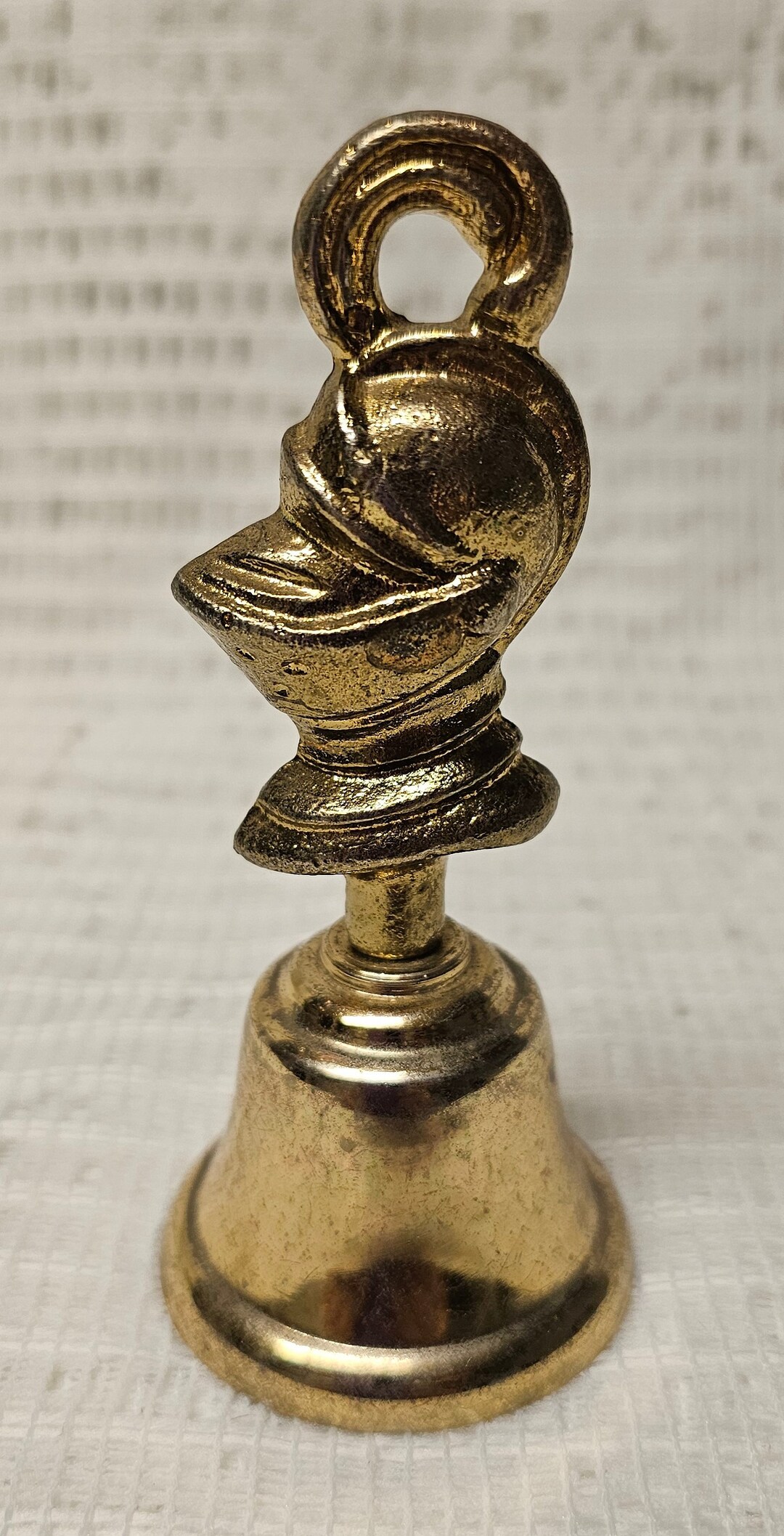 Vintage Knight Brass Bell - Etsy