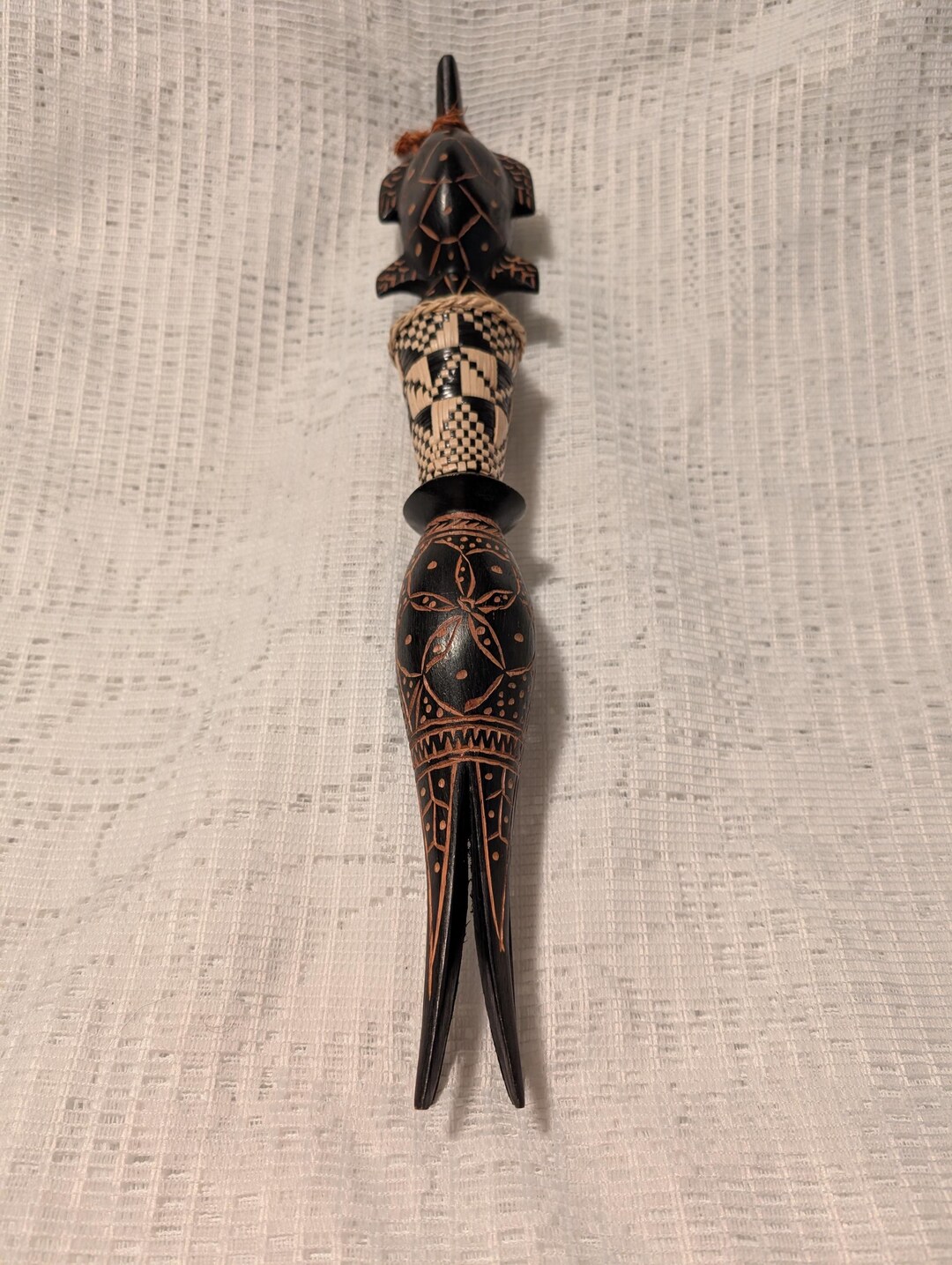 Vintage Fiji Cannibal Fork With a Beautiful Turtle Motif - Etsy