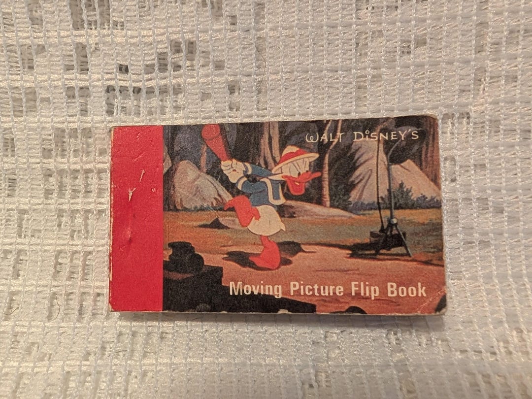 Disney Flip Book Donald Duck Double-sided With Stories on Both Sides ...