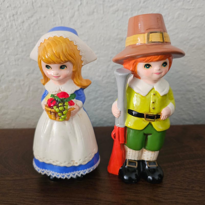 Pilgrim Figurine - Etsy