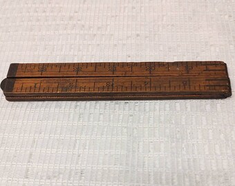 Vintage Wood Ruler - Etsy