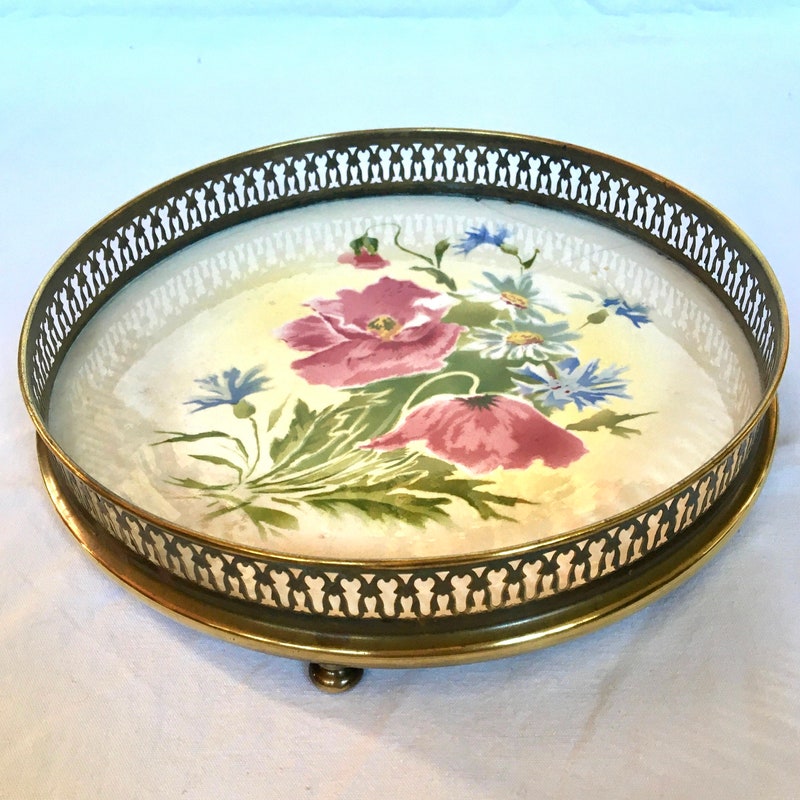 Antique Serving Tray - Etsy