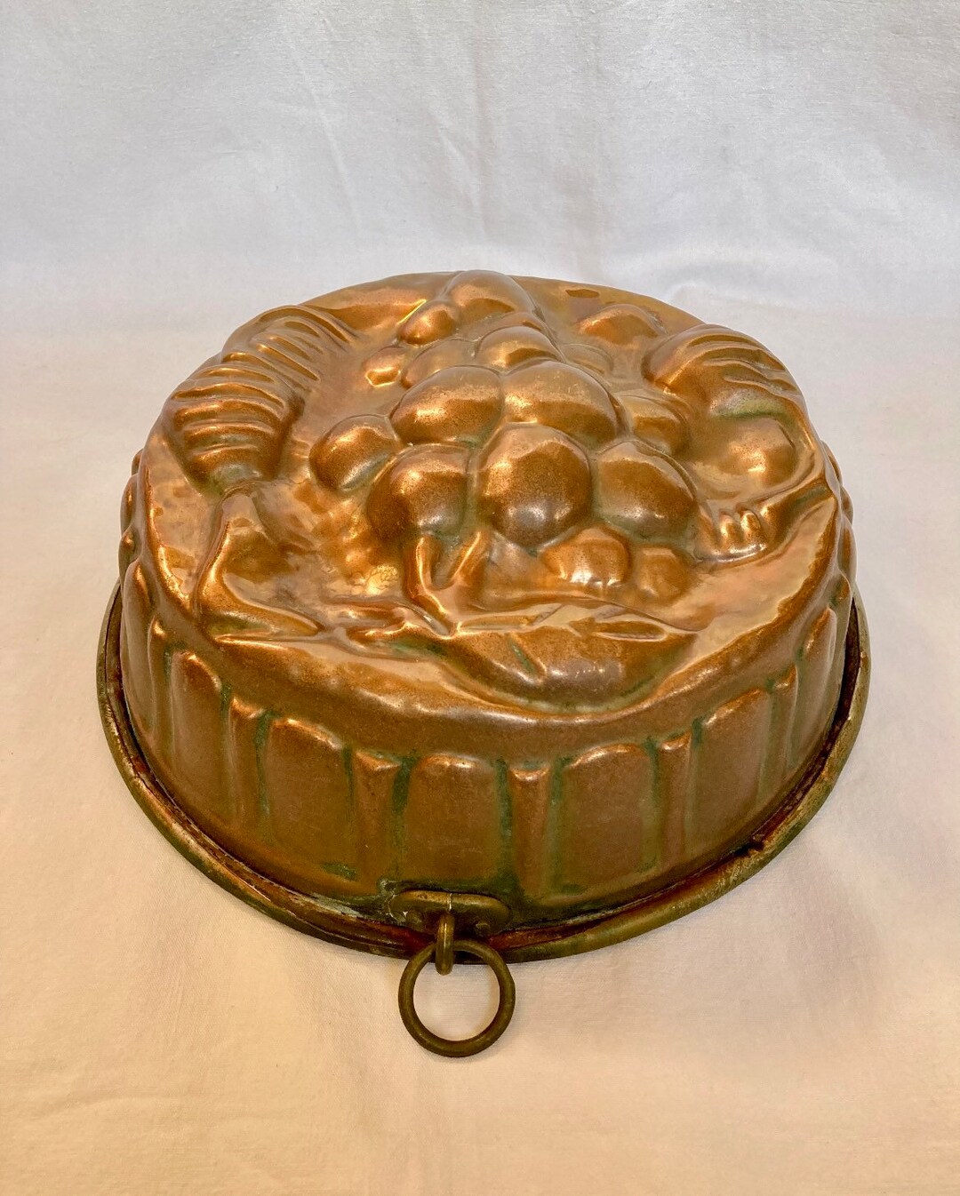 1910s French Antique Copper Cake Mold. Cake Pot. Backing Pan. Antique ...