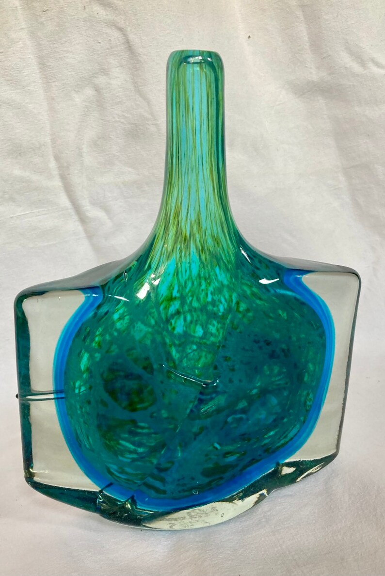 1980s Maltese Vintage Real Mdina Glass Fish Vase by Michael - Etsy