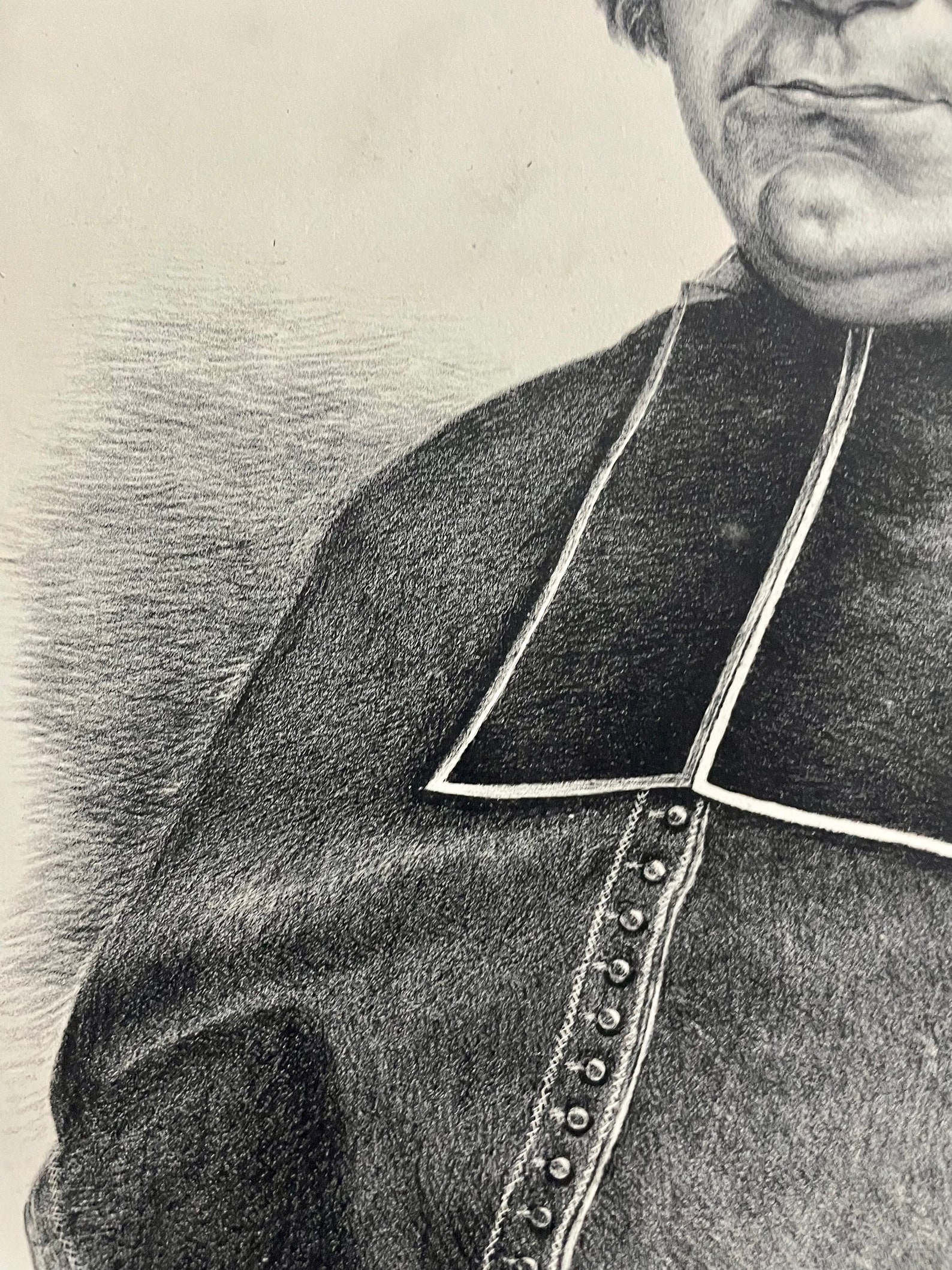 1800s French Antique Lithography on Paper. Cardinal Portrait - Etsy