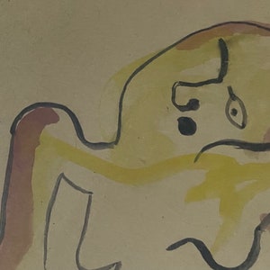 1950s American/dutch Abstract Expressionism Signed Willem De | Etsy