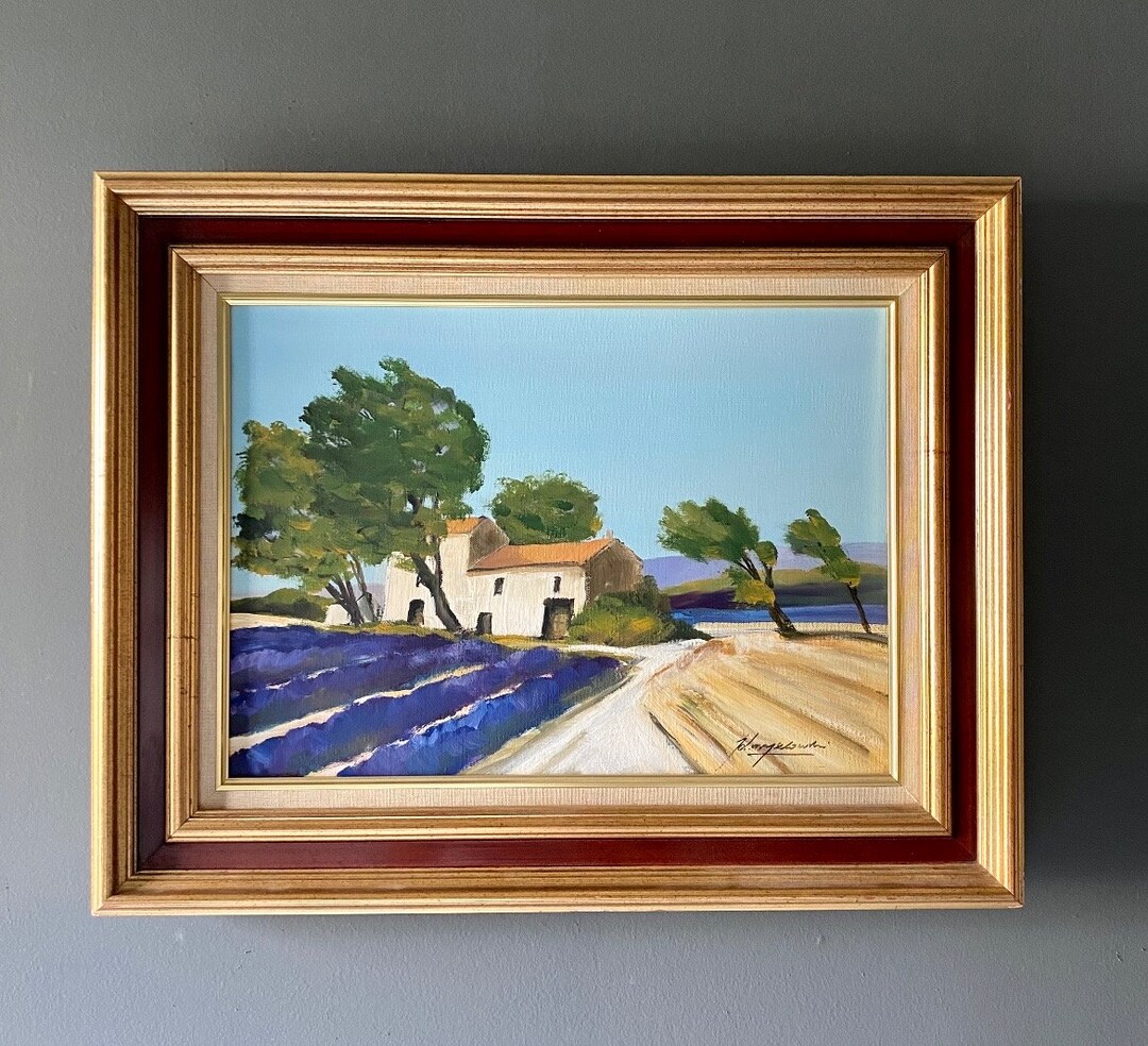 1980s French Master of Provence Jean-luc Myskowski (1944-2020) Acrylic ...