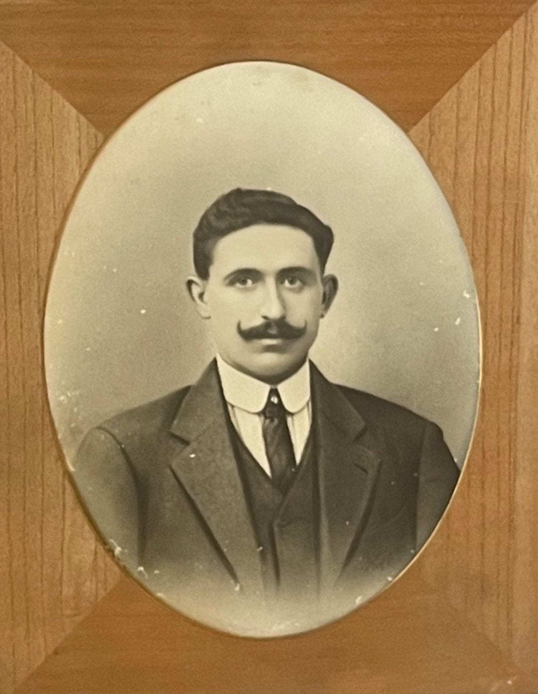 1890s Antique French Original Signed Photo. Portrait of Frenchman With ...