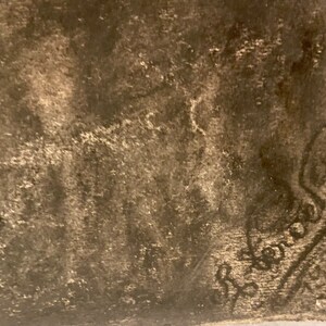 1920s French Charcoal and White Chalk Drawing on Paper After Rembrandts ...