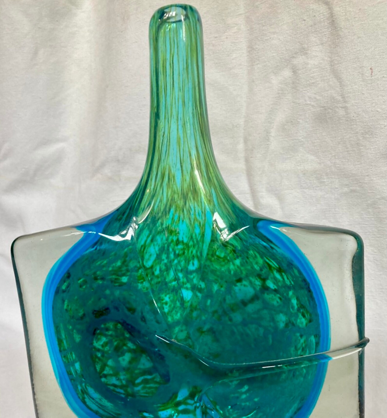 1980s Maltese Vintage Real Mdina Glass Fish Vase by Michael - Etsy
