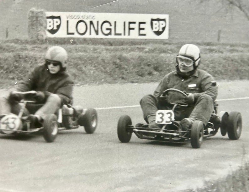 1960s Vintage Real Original French Photo of Kart Racers. Go-kart Racing ...